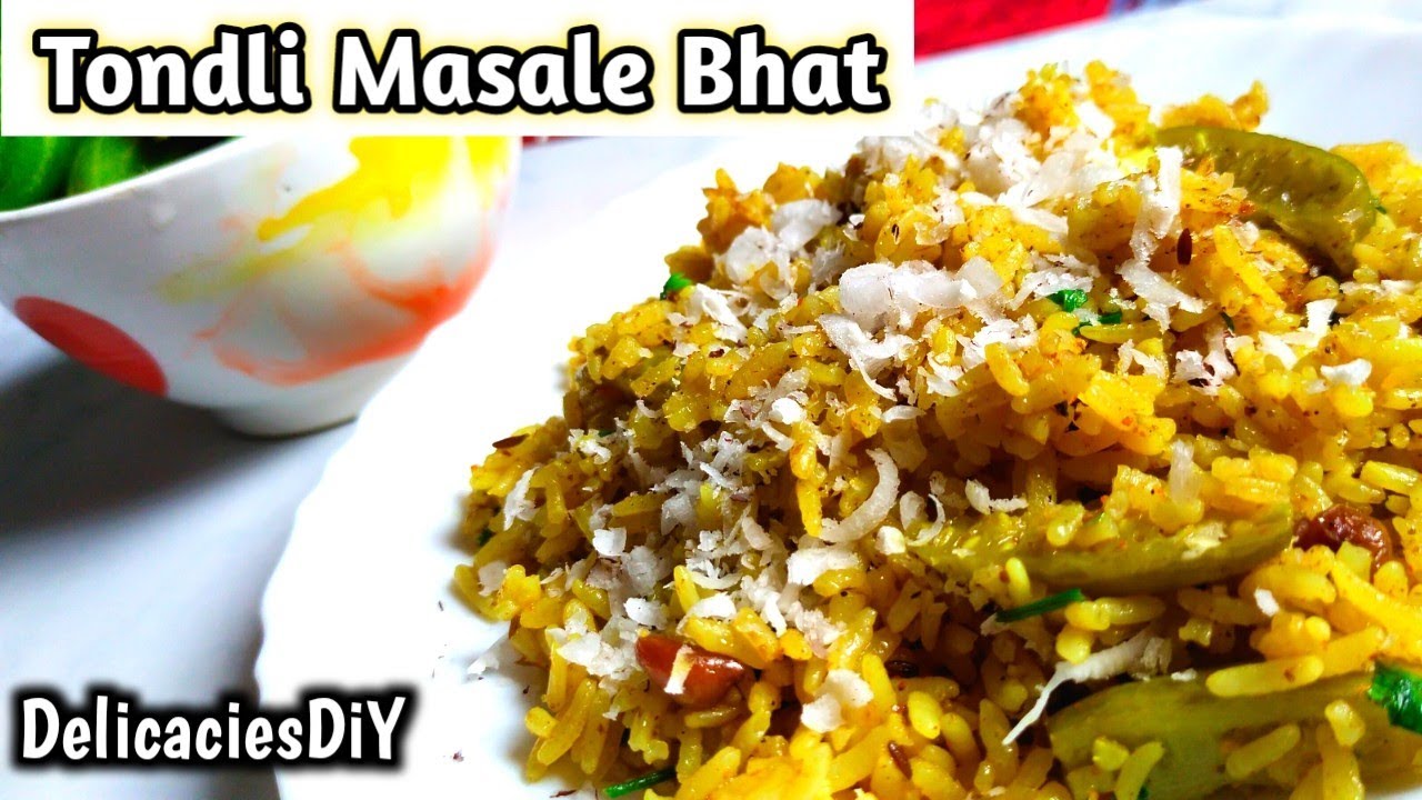 Tondli Bhat Recipe | Maharashtrian Masale Bhat | तोंडली मसाले भात ...