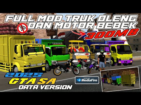 300MB(DATA) GTA SA FULL TRUK OLENG & MOTOR BEBEK OFFLINE 2025
