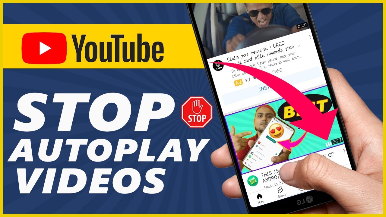 HOW TO STOP AUTOPLAY VIDEO ON YOUTUBE HOME PAGE 😎 - YouTube