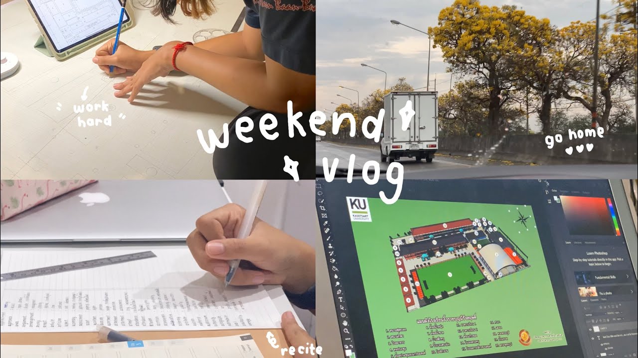 WEEKEND VLOG | daily life ,work hard , recite vocabulary+practice exam ...