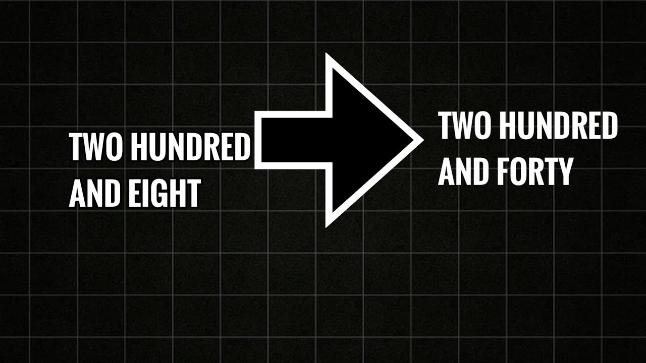 How to Pronounce the Numbers ‘Two Hundred And Eight to Two Hundred And ...
