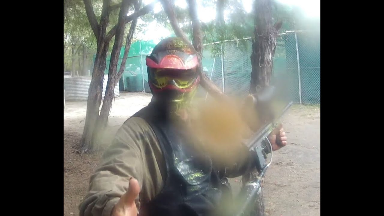 Paintball Coldstream mexican standoff - YouTube