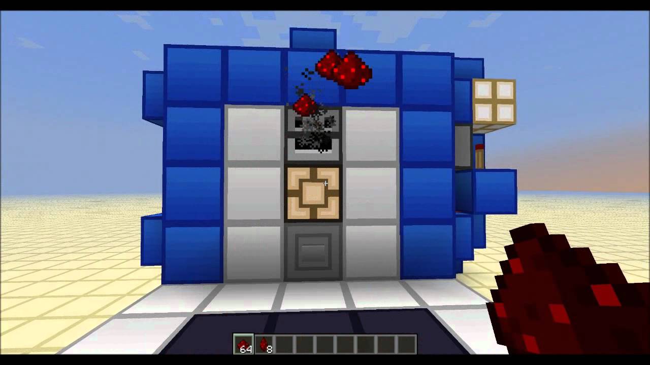 Minecraft Showcase: Survival Friendly 64 Item Dispenser - YouTube