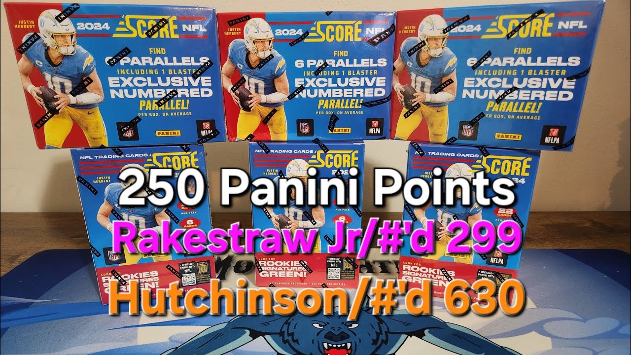 Recap 2024 Score *Orange*Pink Eclipse* Panini Points....Many More ...