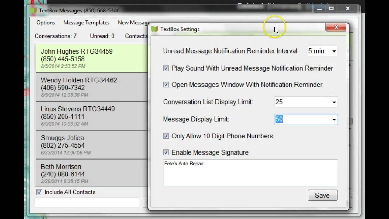 TextBox 1.0 Settings - YouTube