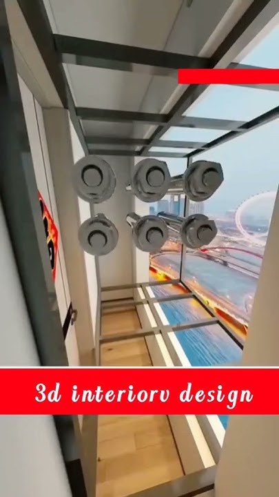 Newyork City Balcony Room Design By 3d Animation...#shots #design #3danimation - YouTube