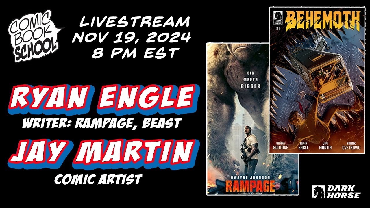 Hollywood Writer Ryan Engle, Artist Jay Martin on "Behemoth" from Dark ...