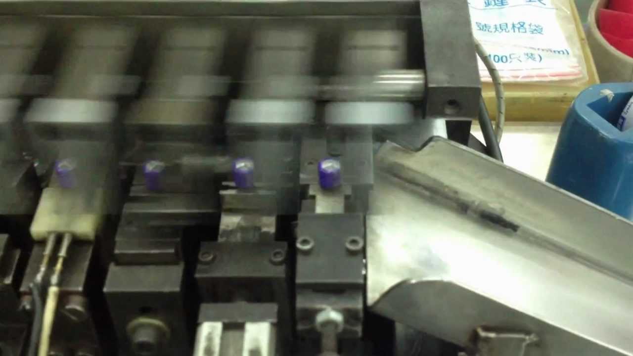 AUTOP Capacitor Cutting & Forming Machine. - YouTube