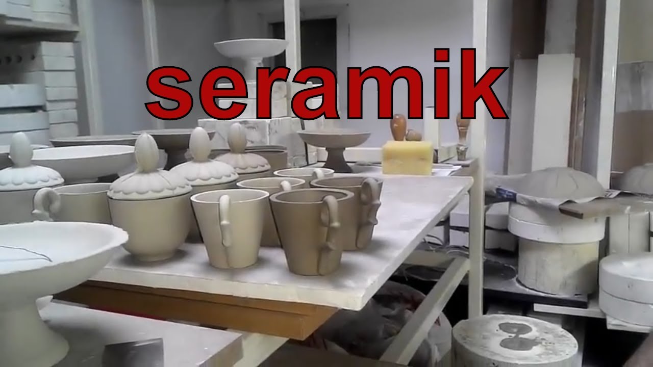 ceramic plate making-Seramik tabak yapımı - YouTube