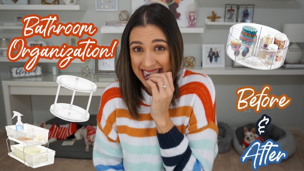 ORGANIZING MY MASTER BATHROOM! Aka My Monica Closet😅 - YouTube