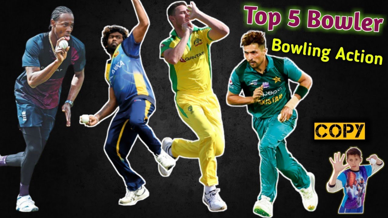 Top 5 Bowler Bowling Action Copy Cricket Fans - YouTube