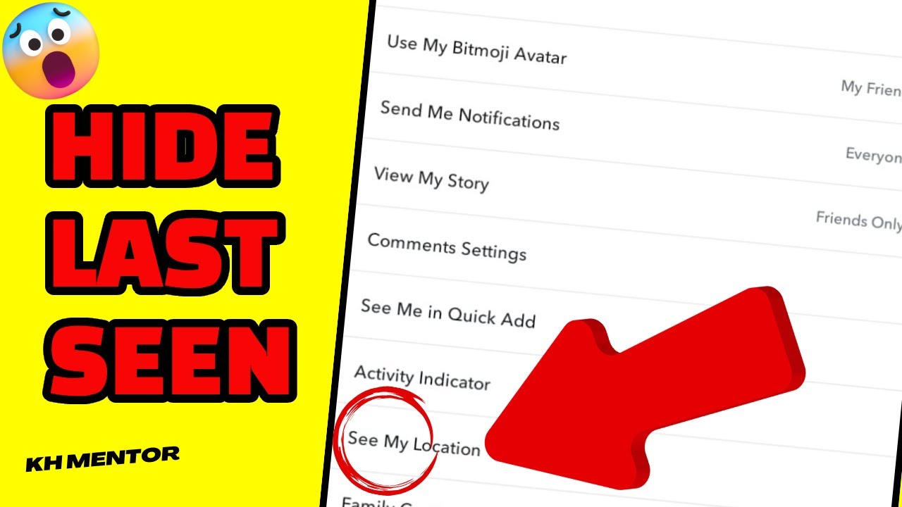 How to Hide Your Last Seen on Snapchat in Android/iPhone 2024 || Hide ...