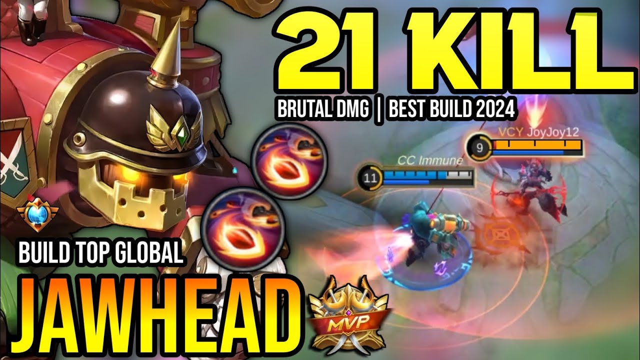 21KILLS! JAWHEAD BEST BUILD 2024 | BUILD TOP GLOBAL JAWHEAD GAMEPLAY ...