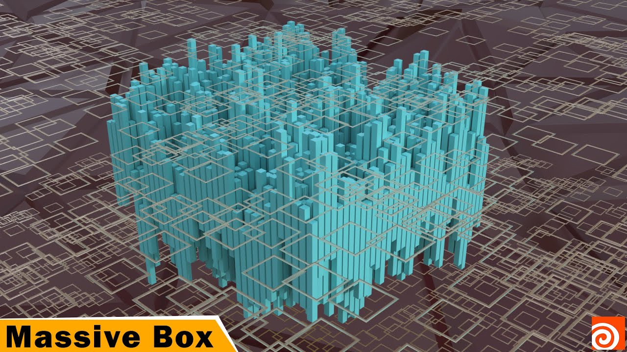 Massive Box . Houdini SideFX with Karma render - YouTube