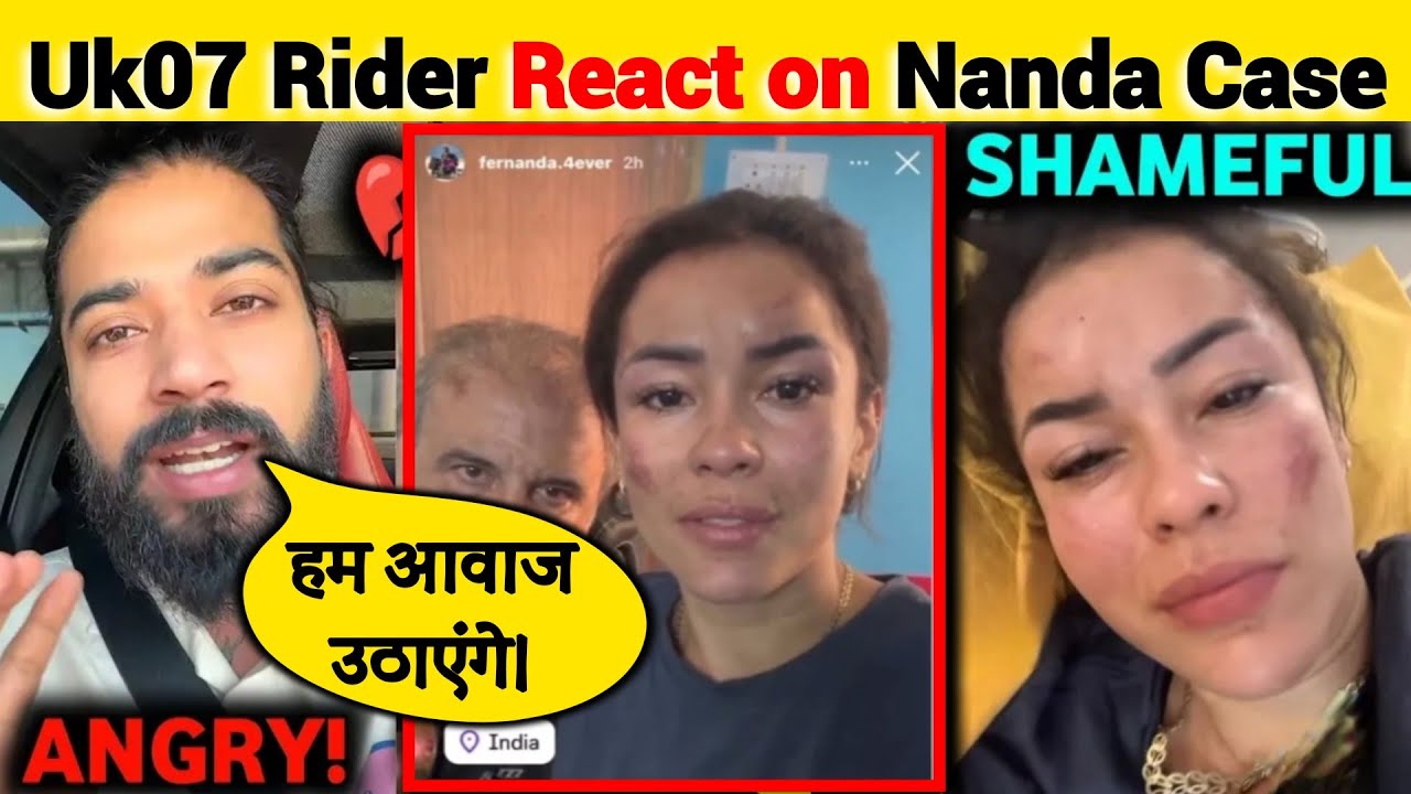 UKO7 Rider React on Female Rider Fernanda Case | Female Biker Gang R@PE ...