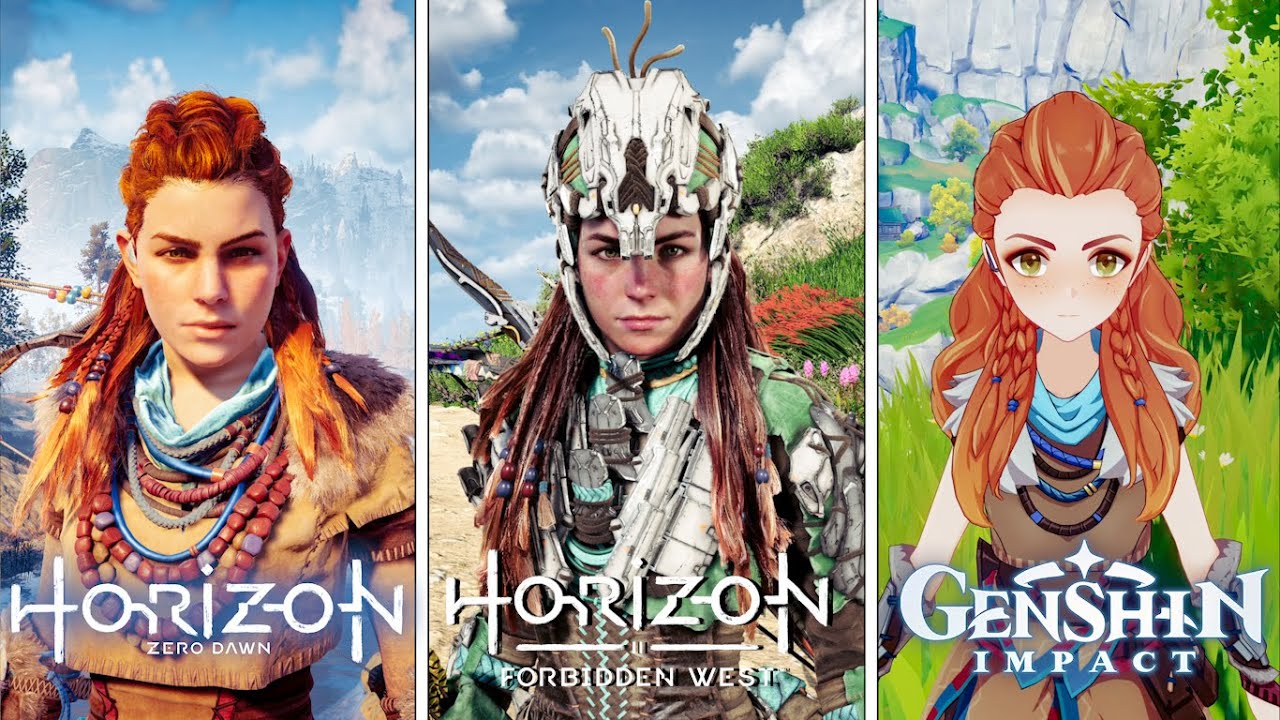 ALOY COMPARISON PS5 | Horizon Zero Dawn vs Horizon Forbidden West vs ...
