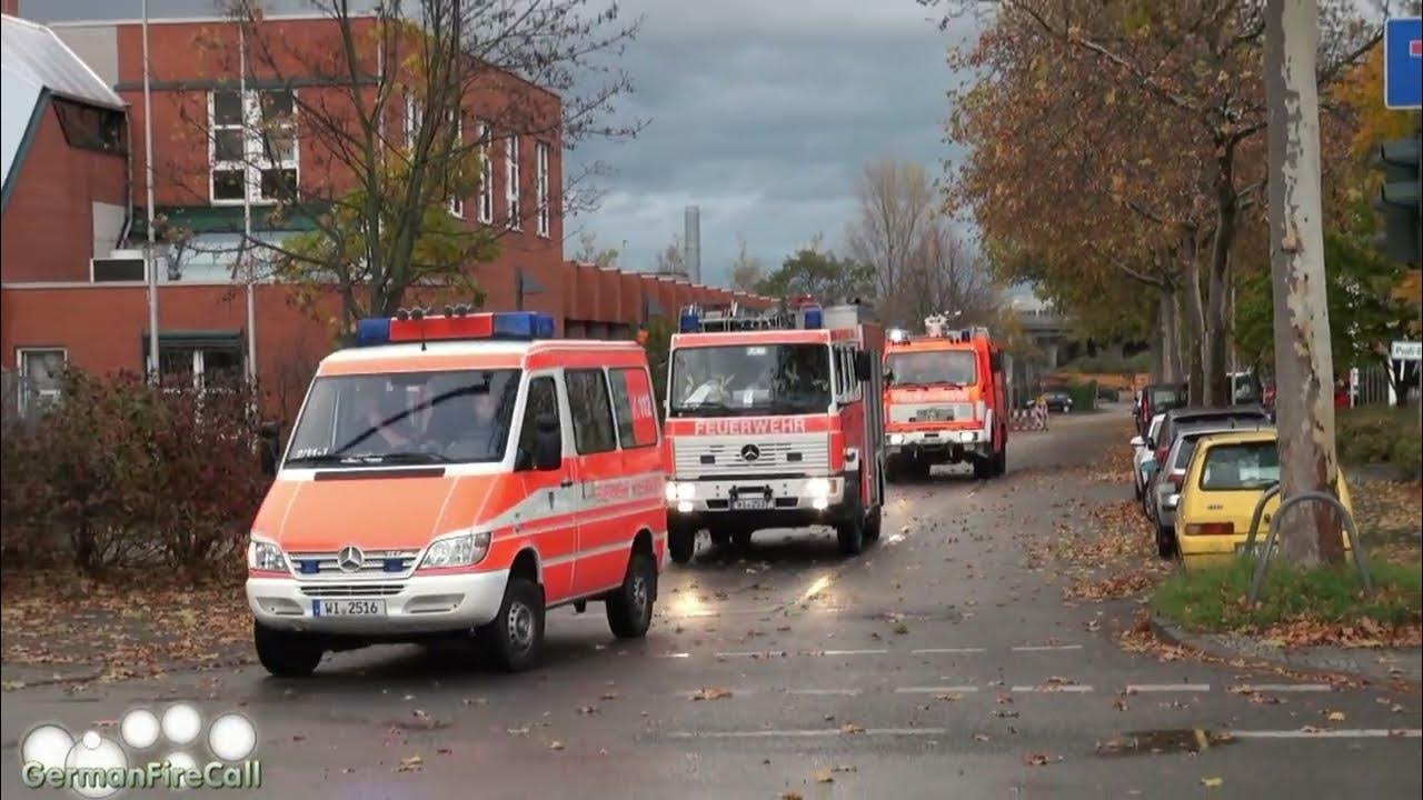 Reserve-ELW + LF 16/12 + GTLF 10000 BF Wiesbaden FW 2 - YouTube