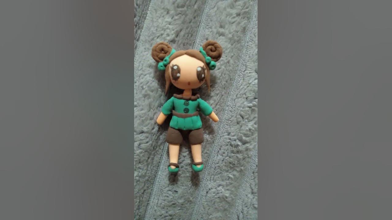 кукла из пластилина💚 Youtube