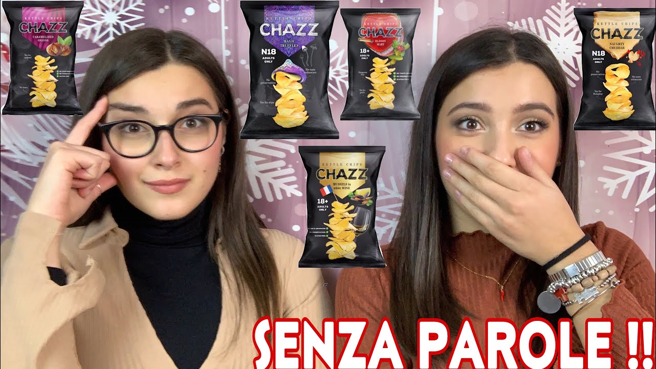 PROVIAMO LE PATATINE CHAZZ 18+ ‼️| COZZE E VINO, FUNGHETTO, BLOODY MARY ...