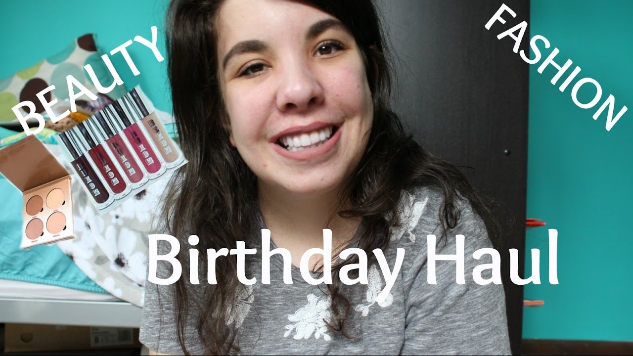 Birthday Haul - YouTube