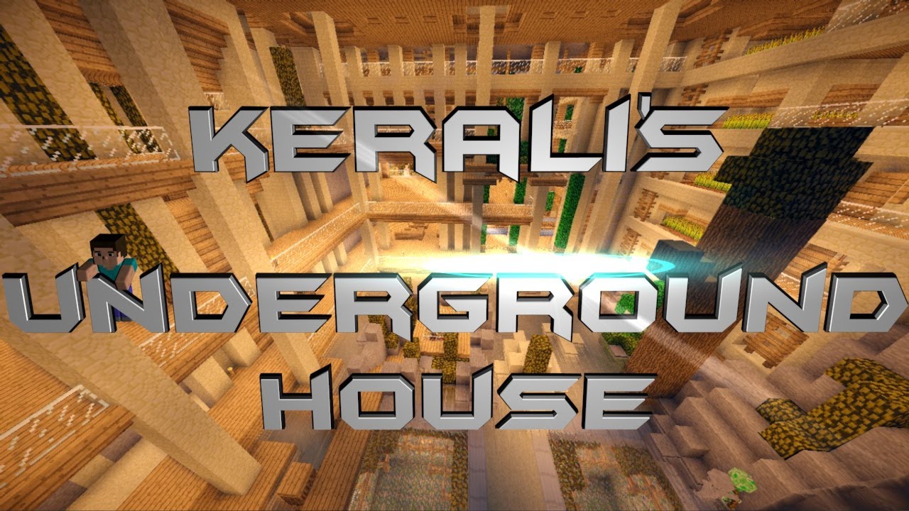 Minecraft Underground House Keralis I Used Impulse' Secret Base As