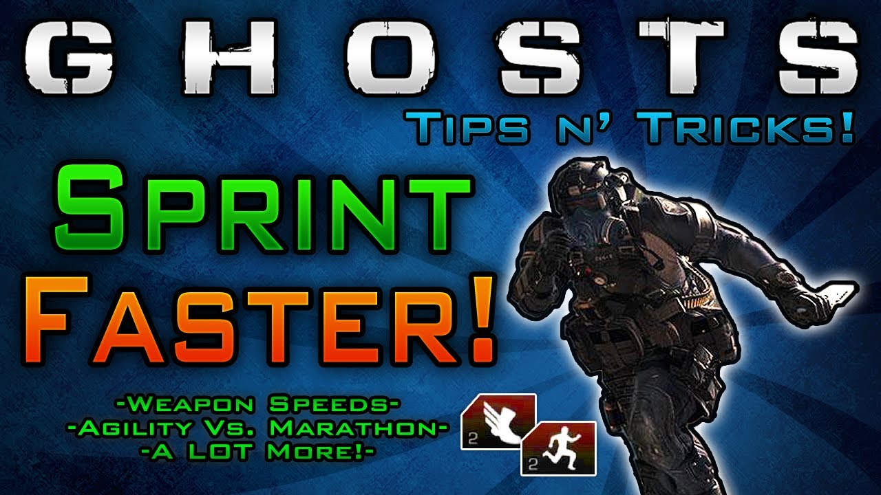 Sprint Faster in Ghosts! Weapon Speeds & Agility Vs. Marathon | CoD ...