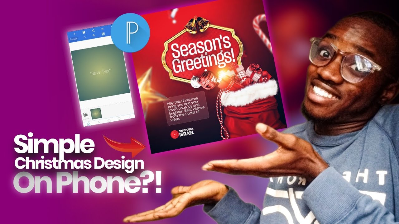How To Create This Amazing Christmas Flyer Design From Scratch ON PHONE ...