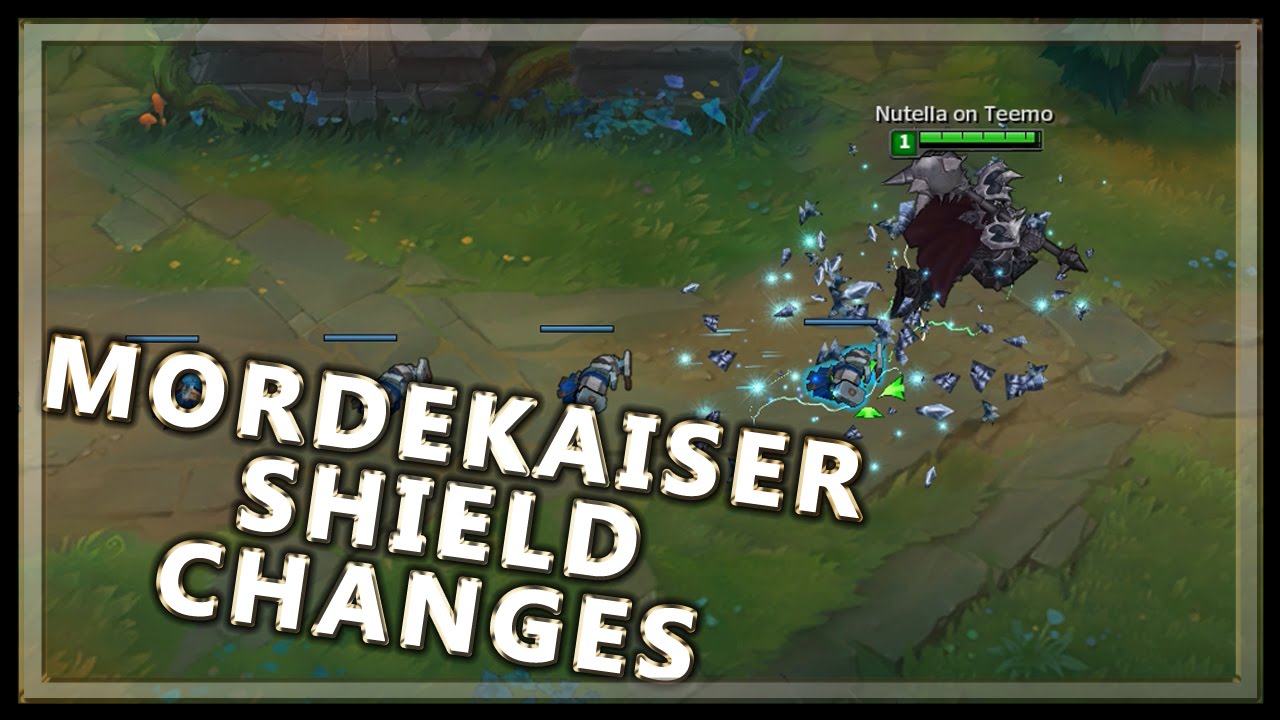 Mordekaiser Shield Changes on PBE - League of Legends - YouTube