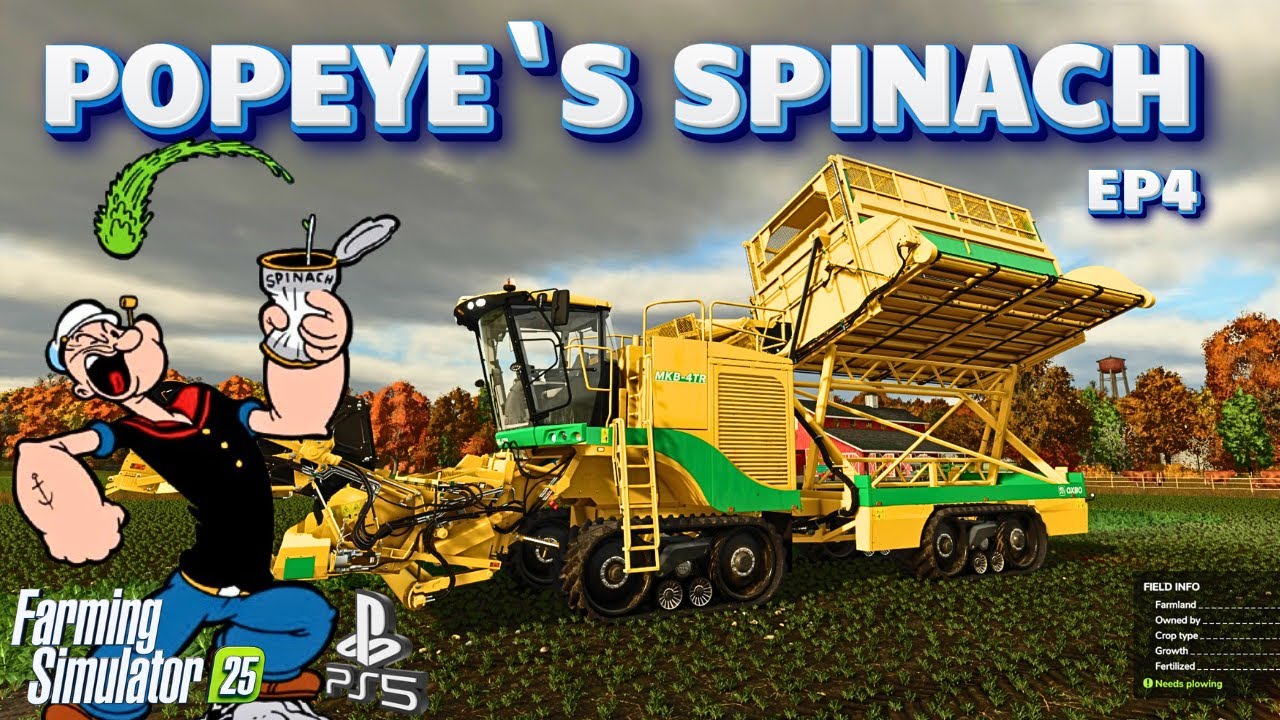 FS25 Riverbend Springs - Spinach for Popeye - Farming Simulator 25 ...