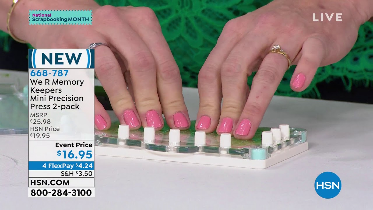 We R Memory Keepers Mini Precision Press 2pack - YouTube