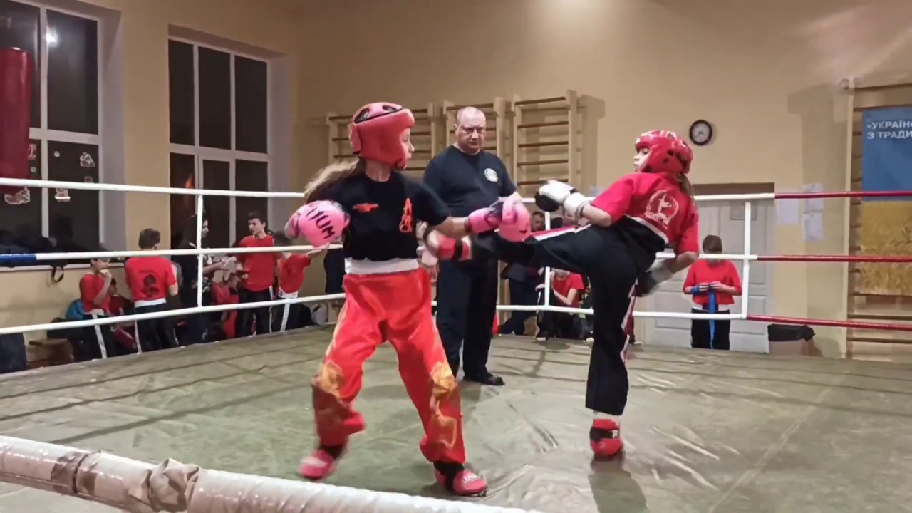 Girls' kickbox WTKA competitions Light contact Kira&Janna 21.12.19 ...