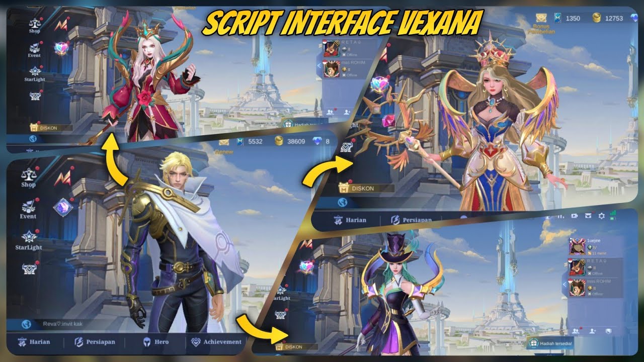 Cara Merubah Interface Hero Mobile Legends | Cara Merubah Tampilan Hero ...