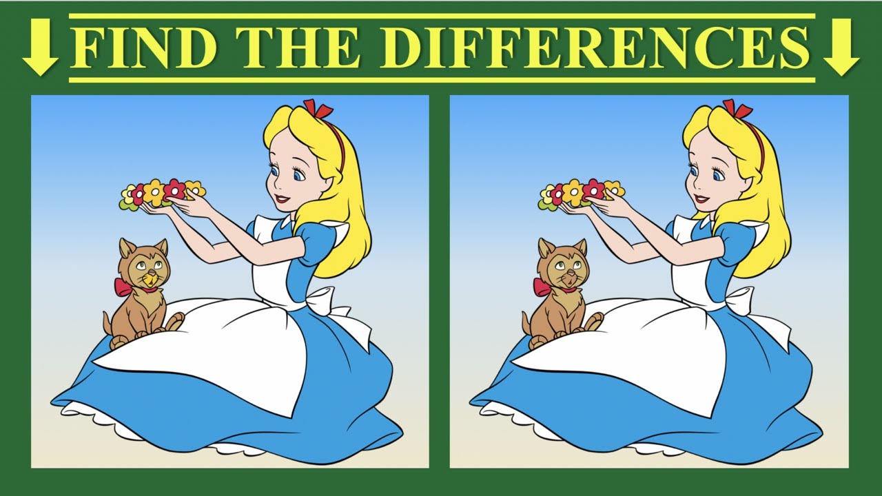 Find 3 Differences Picture Puzzle # 50 - YouTube