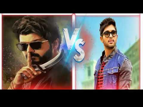 Allu Arjun vs Vijay thalapathy compare in BGM ringtone Who is best - YouTube