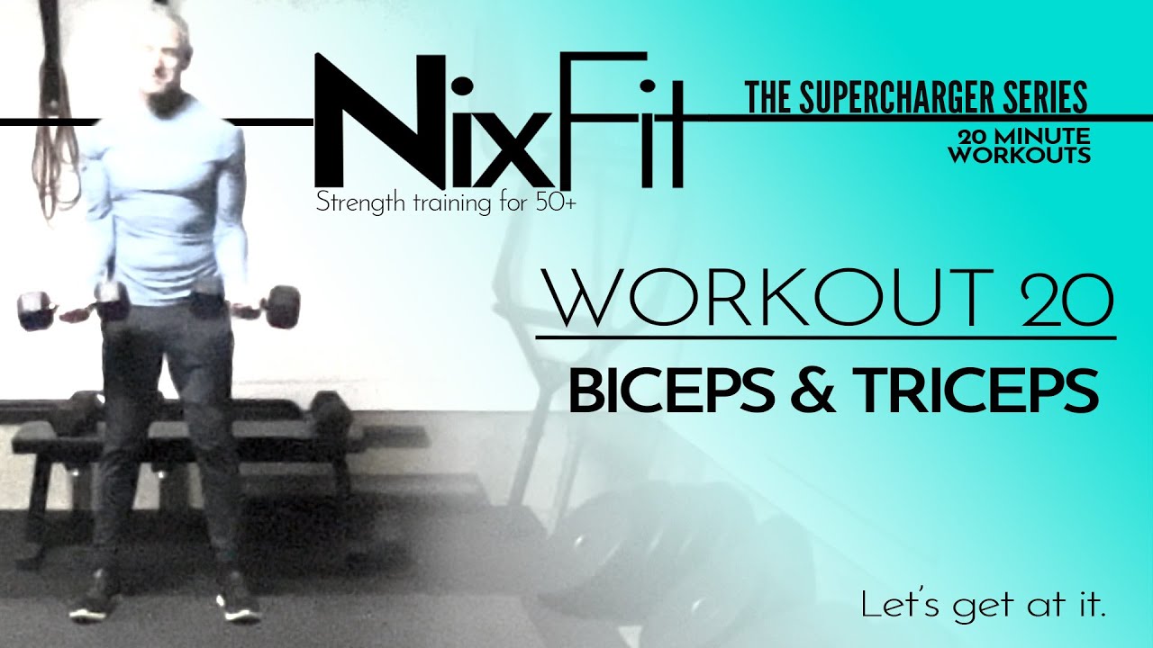 SUPERCharger Series 20 min Dumbbell Arms Biceps Triceps definer Women ...