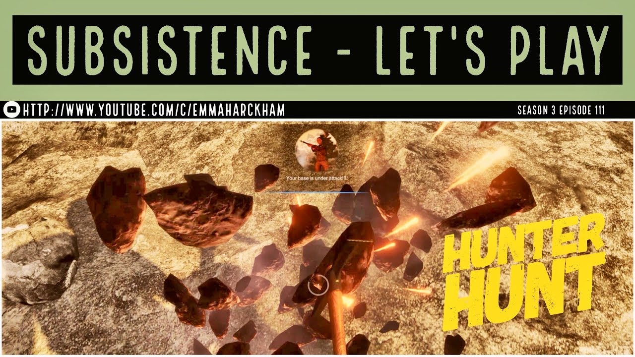 HUNTER HUNT | Subsistence | Let’s Play Gameplay | S3 111 - YouTube