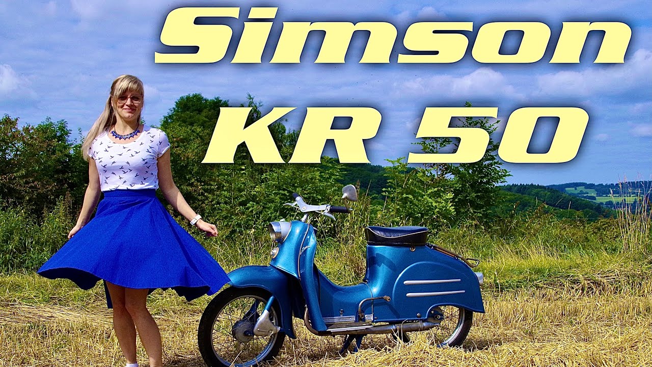 Simson KR 50 Ur-Schwalbe 1961 DDR Vorstellung Details Sound Motorcycle ...