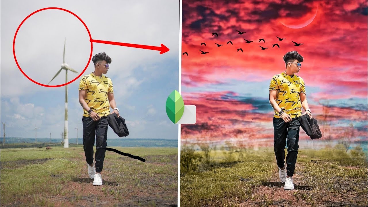 How To change sky In Snapseed Tricks🔥|Snapseed photo Editing in Bangla ...