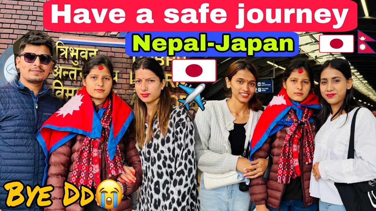 Have a safe Journey to Japan 🇯🇵😭 Have a save Flight Dd || Japan Working ...