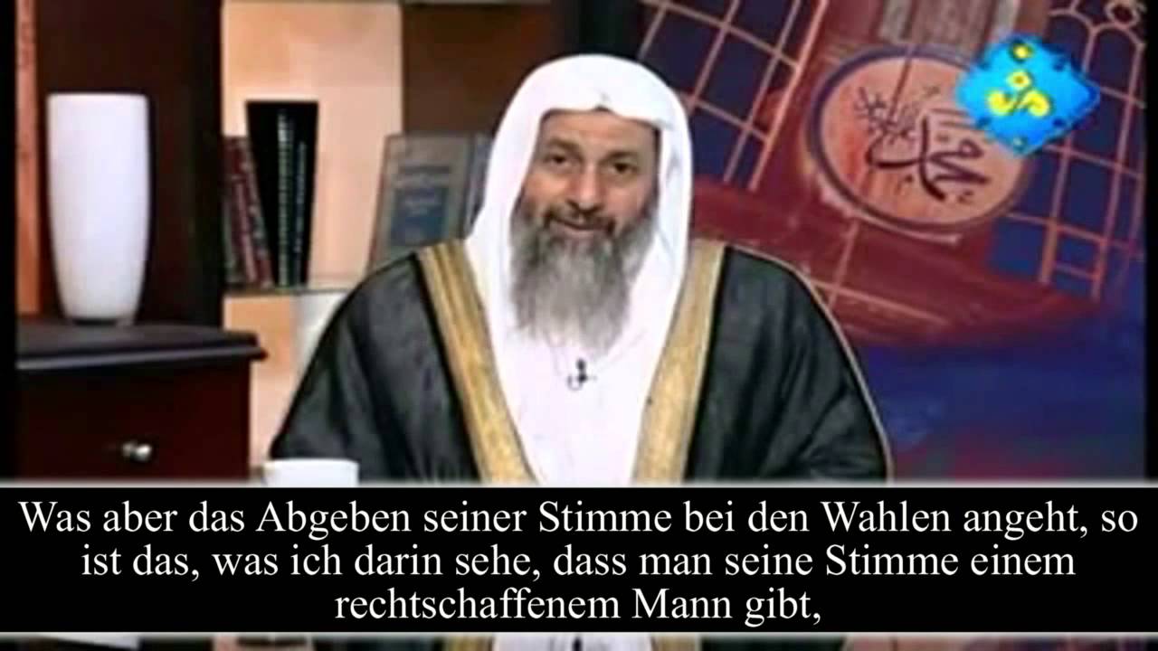 Shaykh Mustafa Al 'Adawi | Wahlen in muslimischen Ländern - YouTube