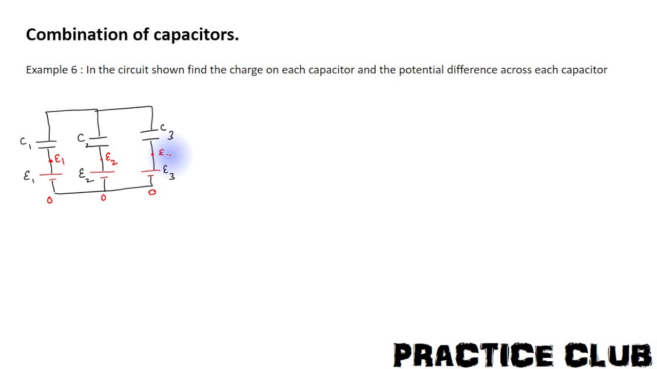 Solved Example : Capacitor Circuit Problem (Level 3) - YouTube