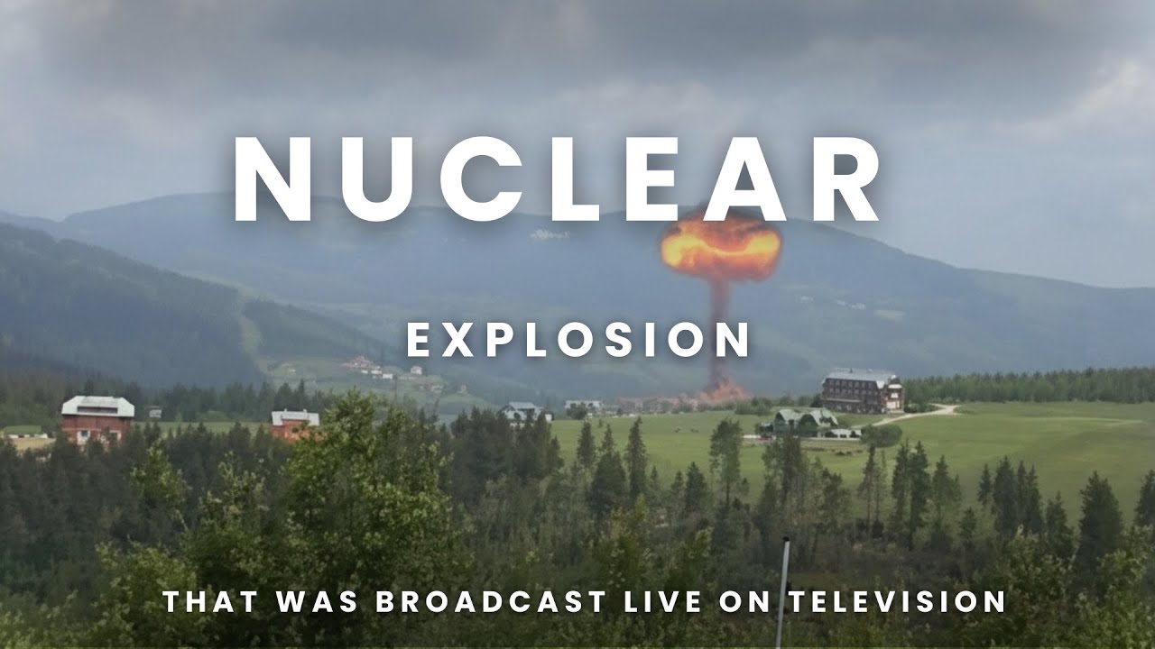 Nuclear explosion that was broadcast live on television - YouTube