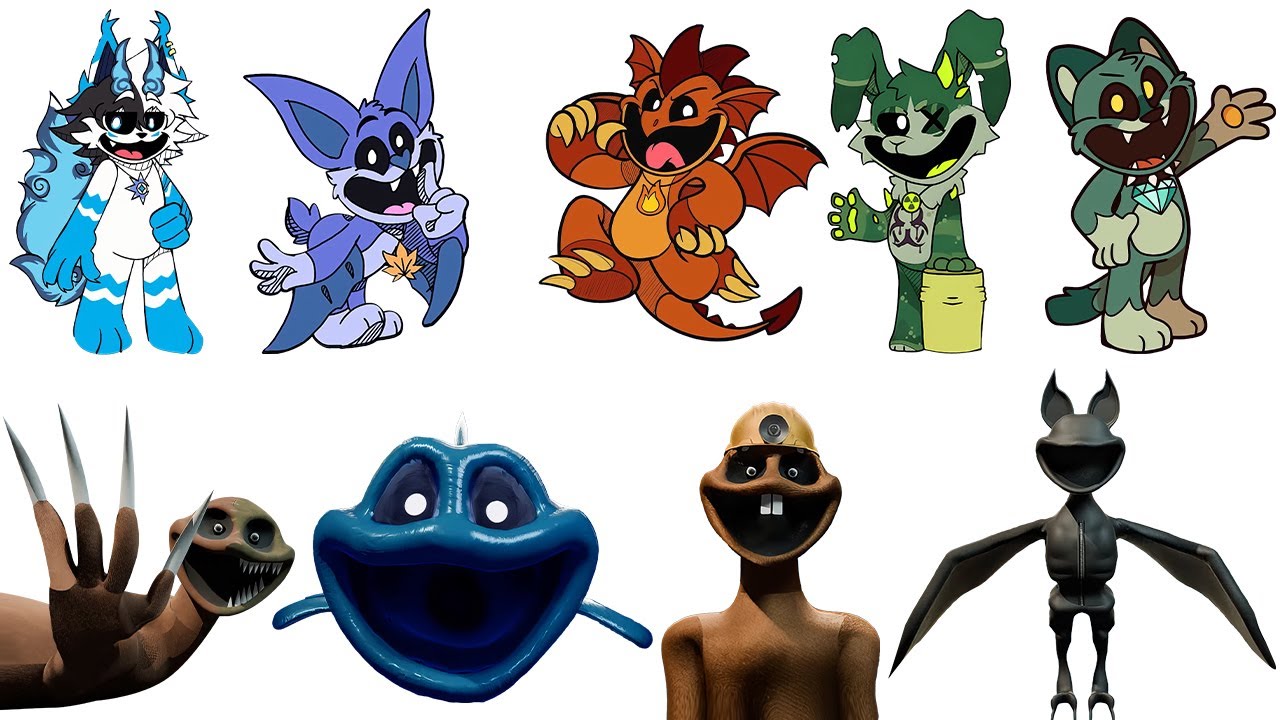 Niveles de Poder de los Smiling Critters (Nuevas Criaturas, Poppy ...