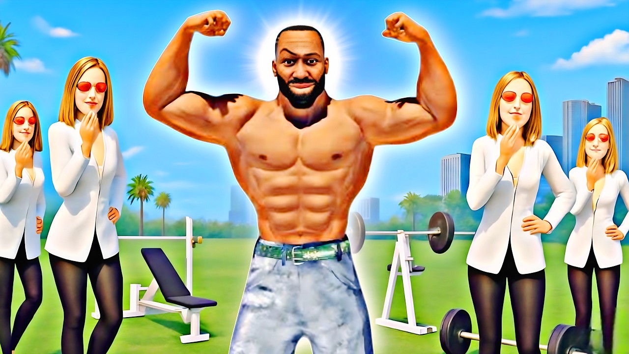 Franklin Become a Powerful Bodybuilder - Indian bike driving 3d - YouTube