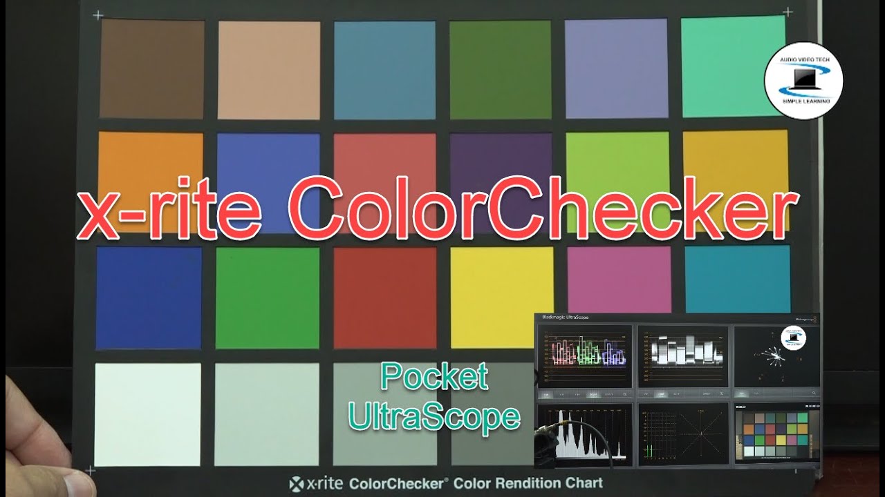 X-rite Color Checker Classic : Explanation and Test with Blackmagic ...