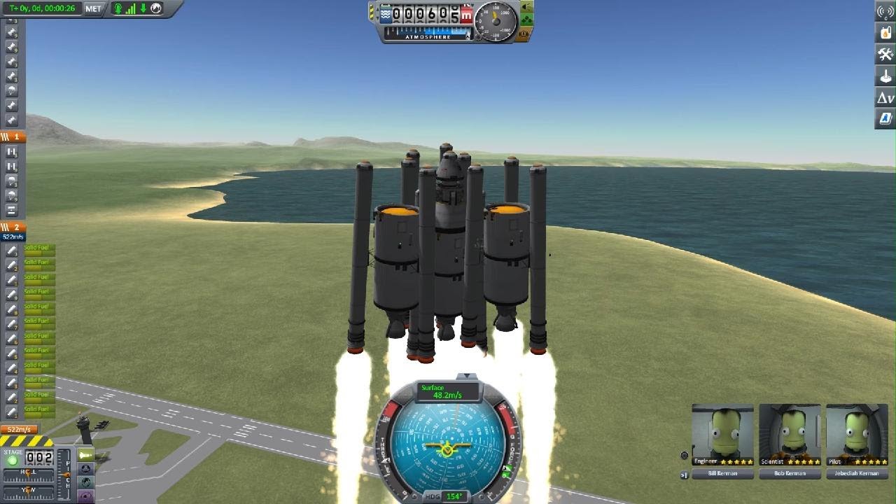 Kerbal Space Program rocket launch gone wrong - YouTube