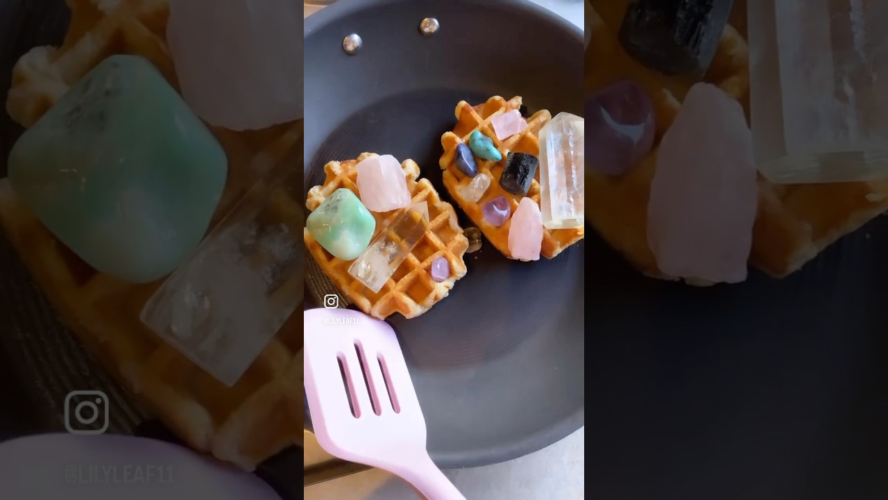 Bringing you those good vibes even in the morning- Waffles & Crystals # ...