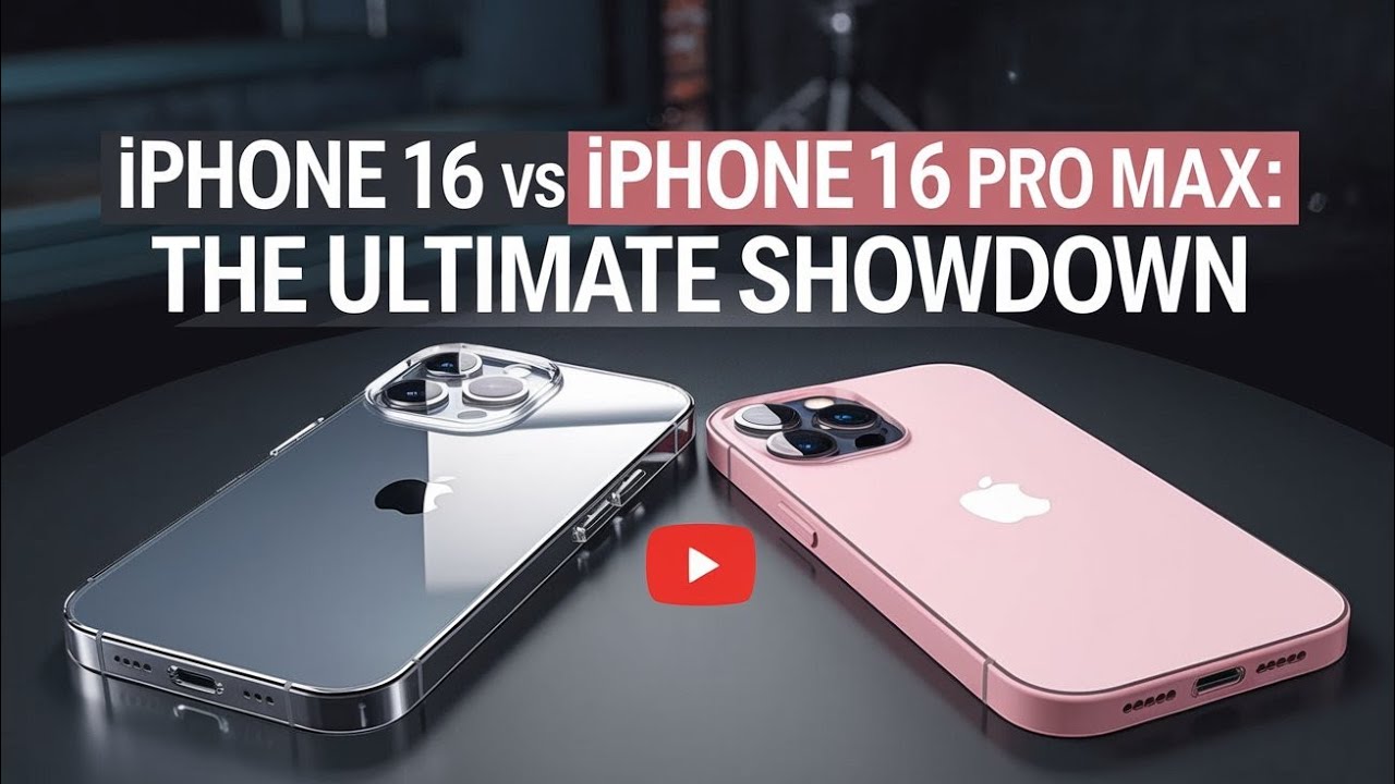 iPhone 16 vs iPhone 16 Pro Max: Ultimate Comparison! - YouTube
