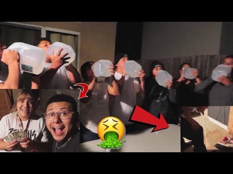 WATER GALLON CHALLENGE ! (They all throw up)🤮🤮!