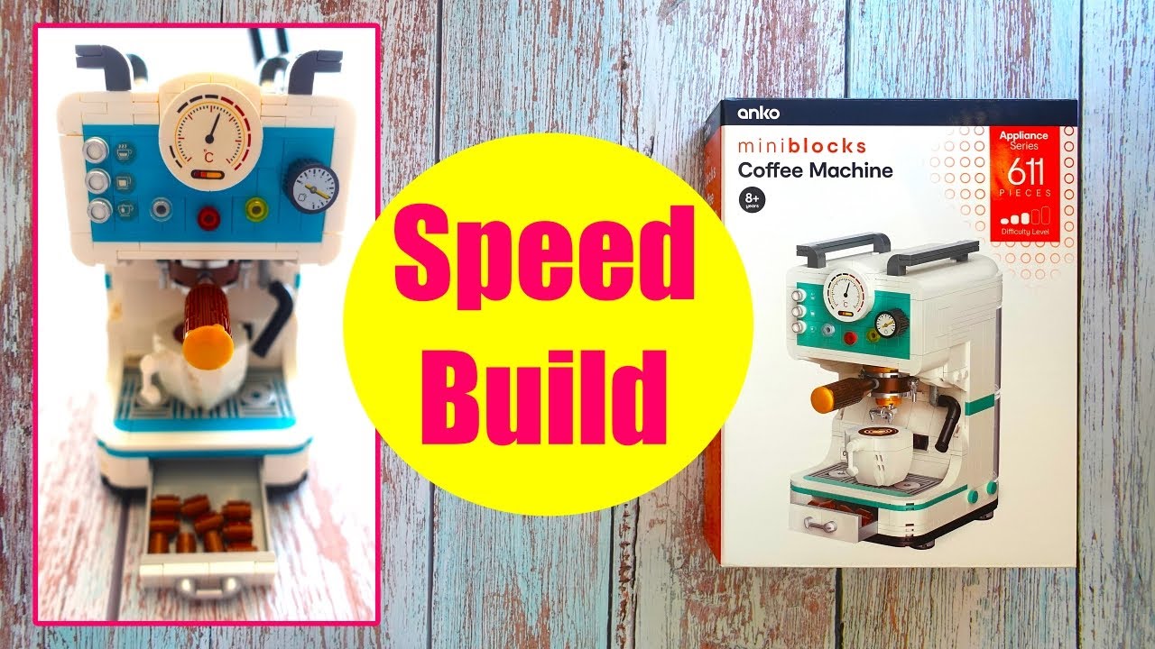 I Love This Inexpensive ANKO Mini Blocks Coffee Machine! - YouTube